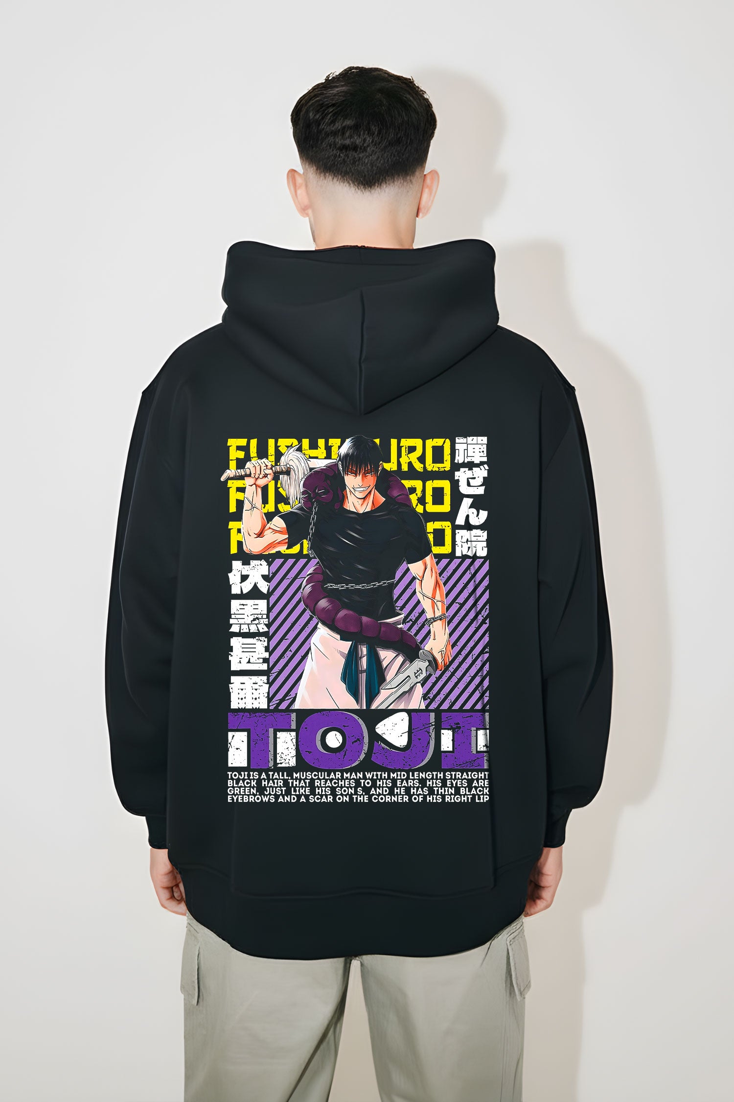 Jujutsu Kaisen Toji Fushiguro Oversized Hoodie – Wear N Vibe